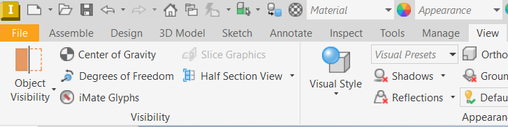 How to change default section view in Inventor (currently 'Quarter ...