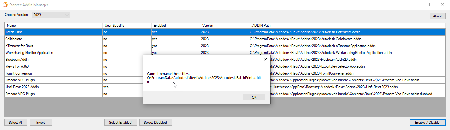 Solved: Stantec Addin Manager behavior? - Autodesk Community
