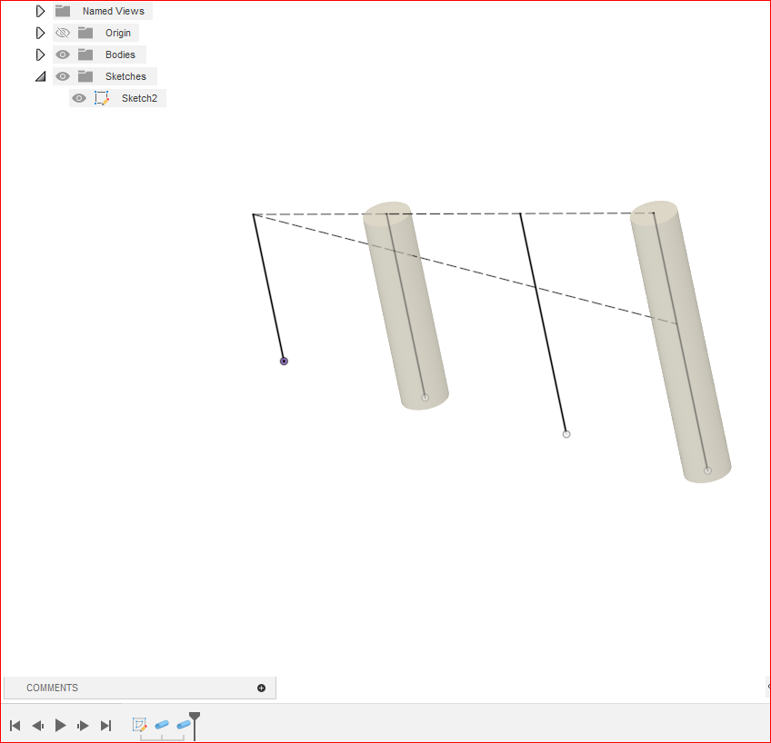 Constraining bodies to sketch points to obtain variable extrude - Autodesk Community