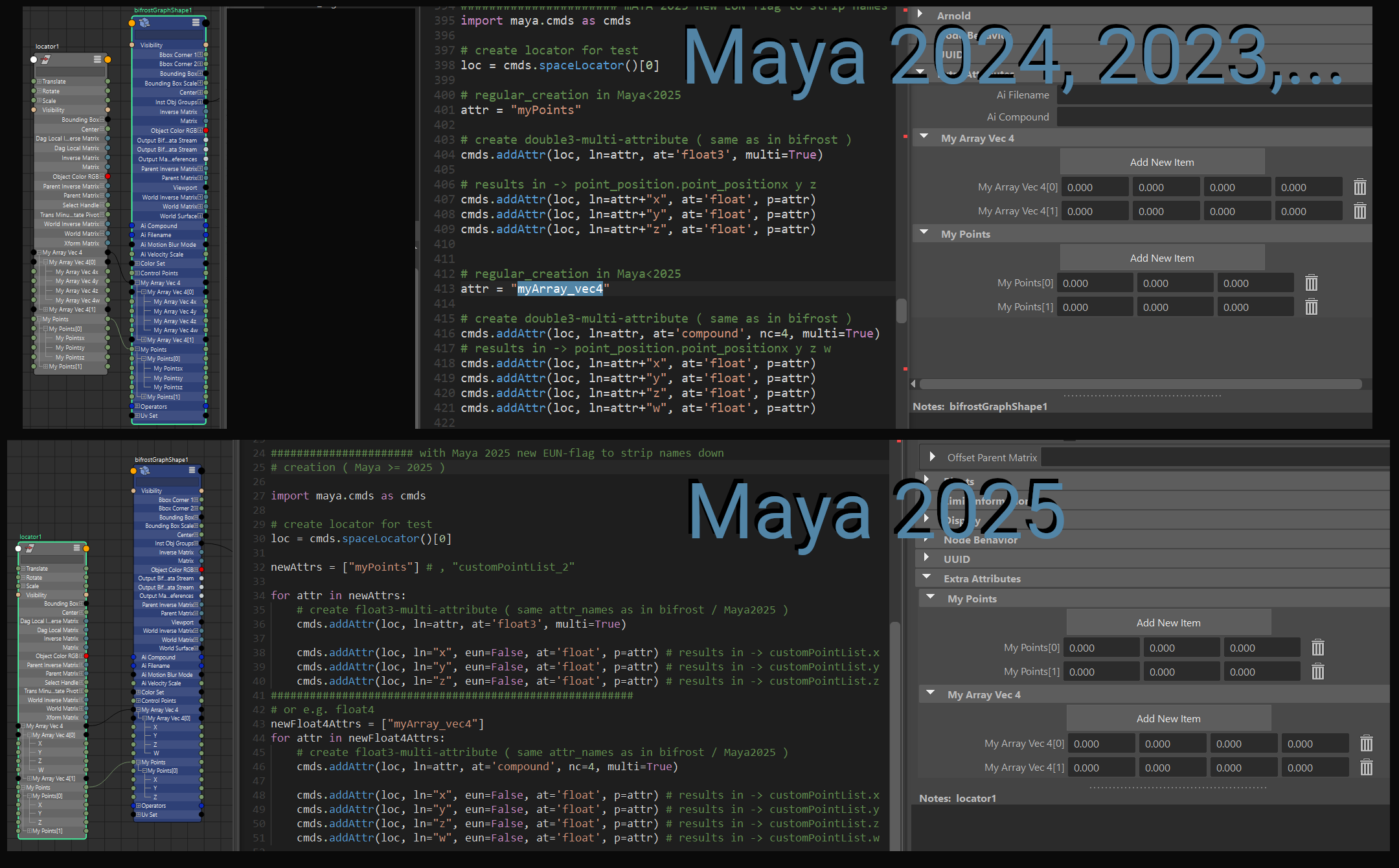 Solved: Downwards Compatibility Issue ( Bifrost+Maya2025 ) - Autodesk Community