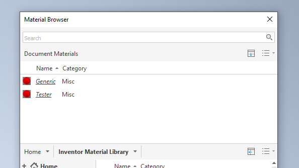 Solved: How do a add in new materials on a document via the api - Autodesk Community