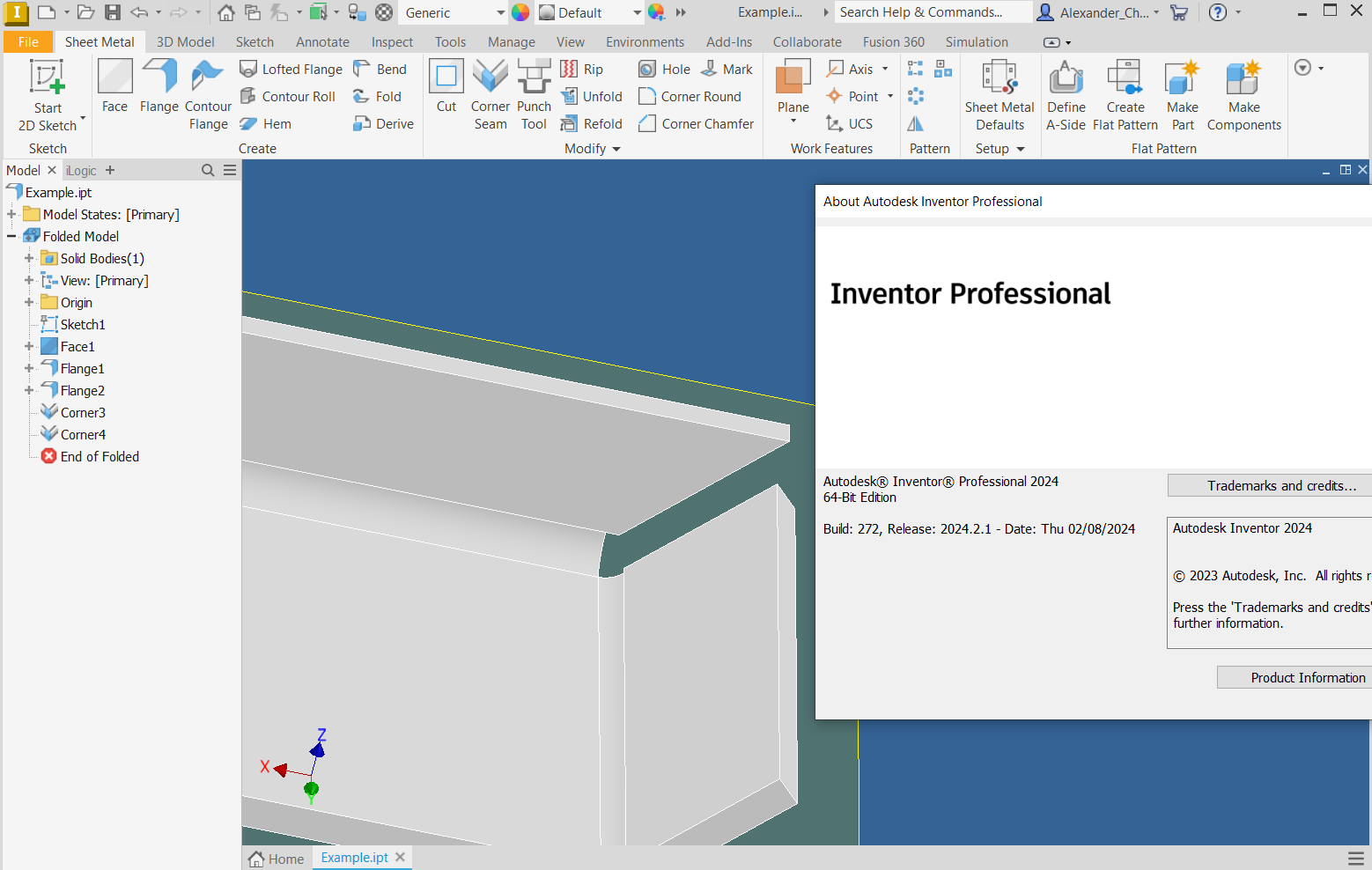 Solved: Sheet corner connection - Autodesk Community