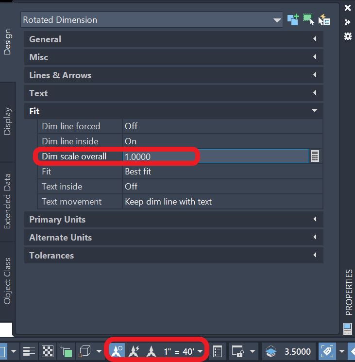 Dimensions' Text not showing - Autodesk Community