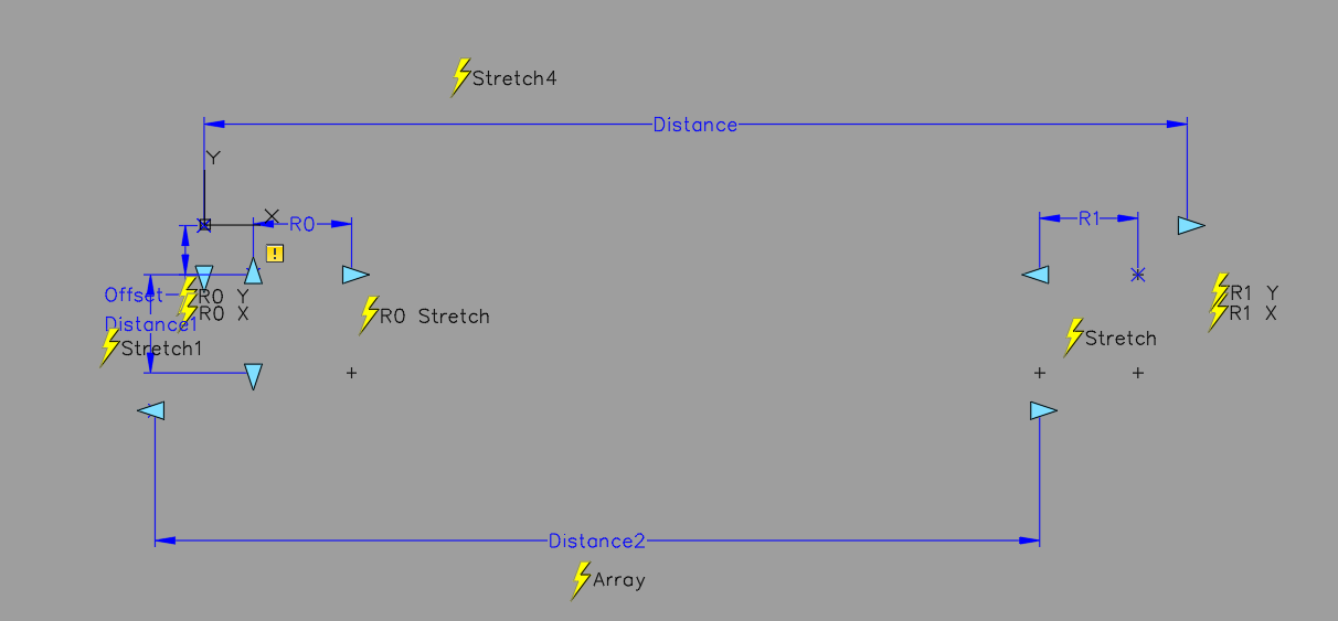 Solved: Array between to points that are streched in X and Y axis - Autodesk Community