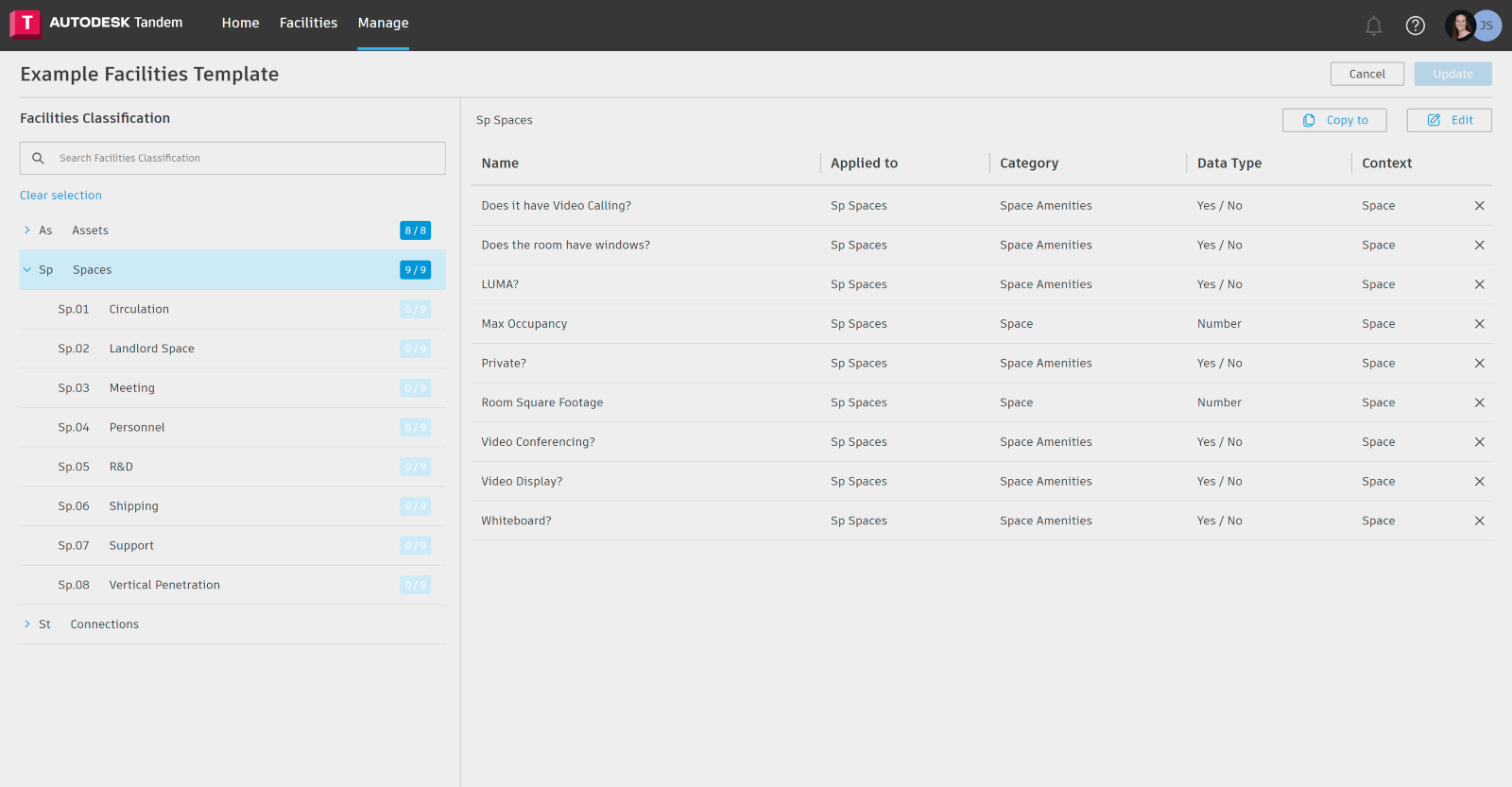 Feature Highlight - Spaces + Parameters/Attributes for Owners ...