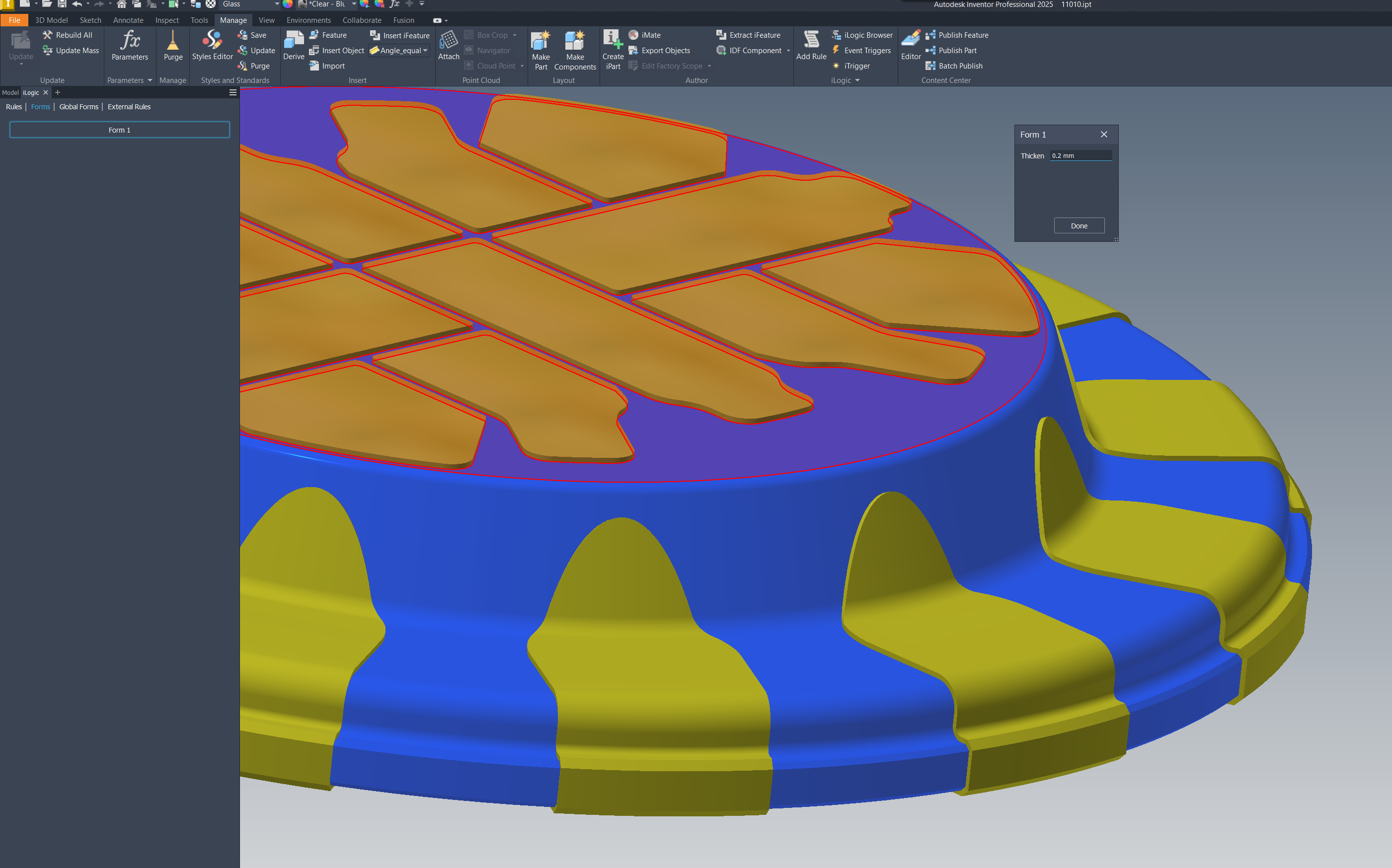 Solved: Split faces not showing correct colour - Autodesk Community