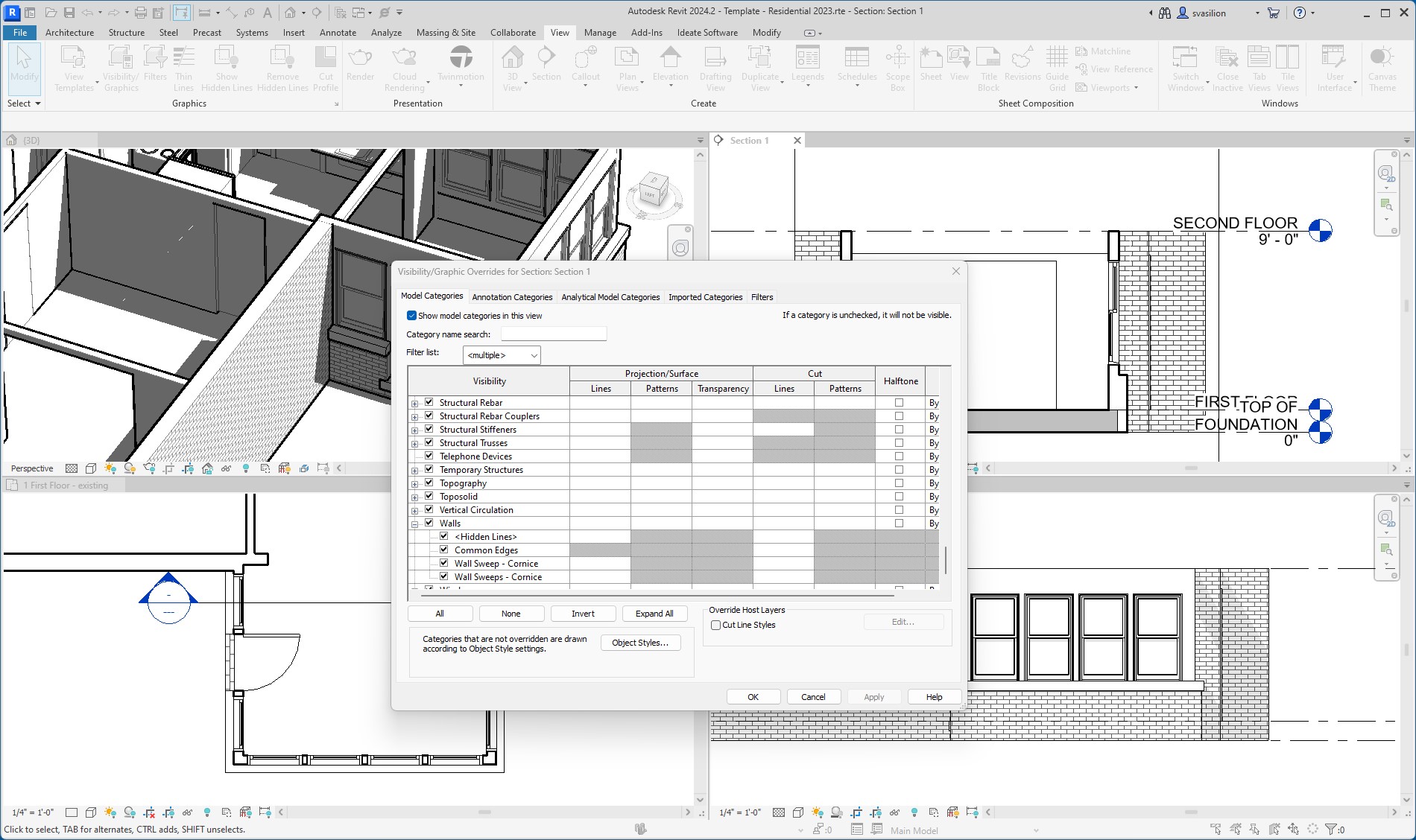 window sill stone sweeps not appearing in wall sections - Autodesk ...