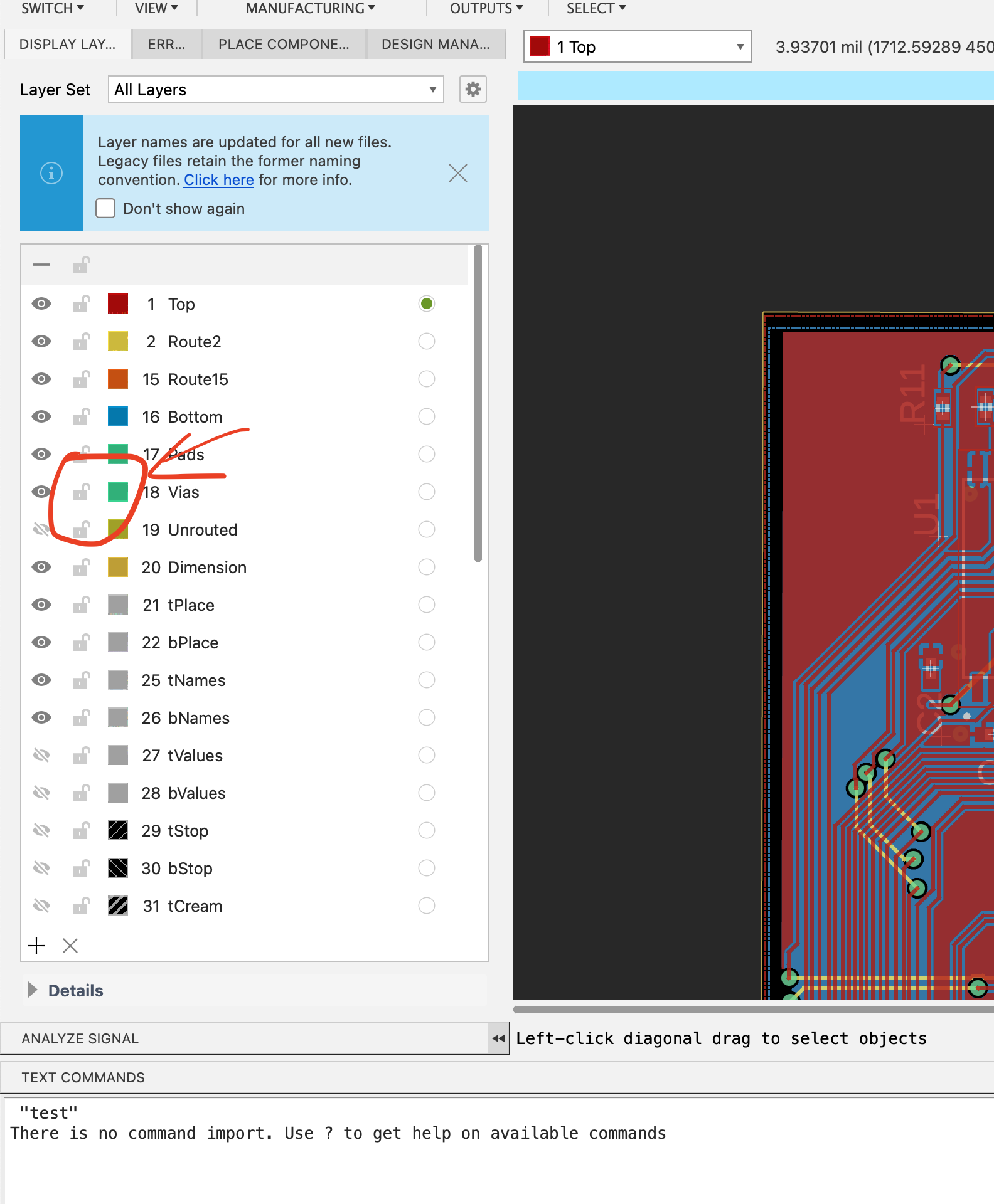 All my vias are bugged - Autodesk Community