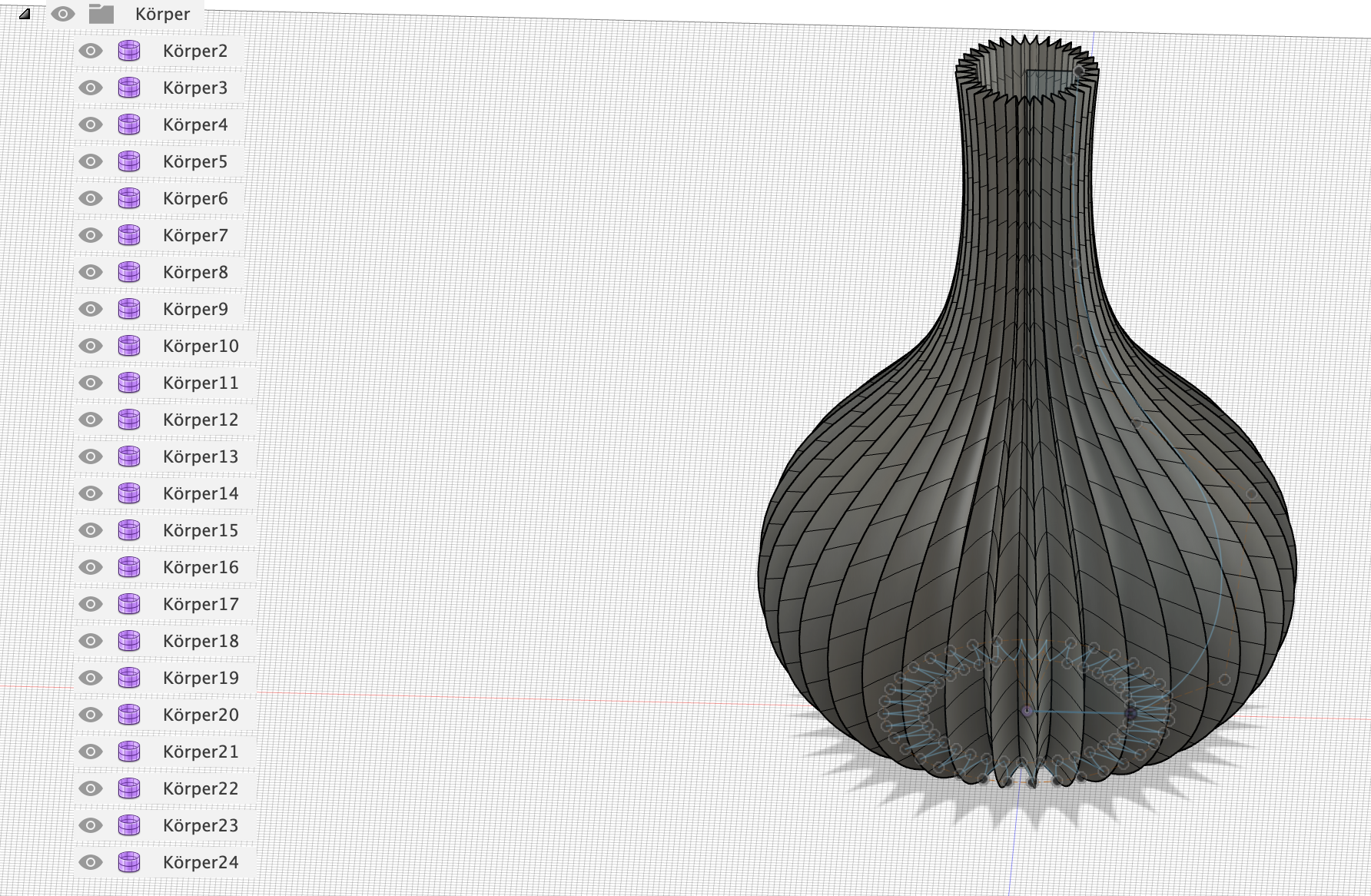 Solved: Circular symmetry on freeform object (star-pattern) - Autodesk Community
