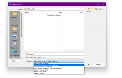 Solved Revit Link Position Autodesk Community