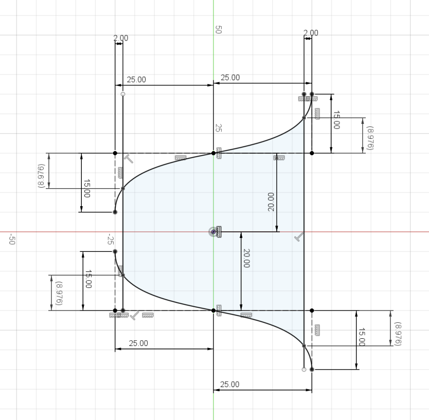 Solved: Asymmetric Curves (should be symmetric) - Autodesk Community