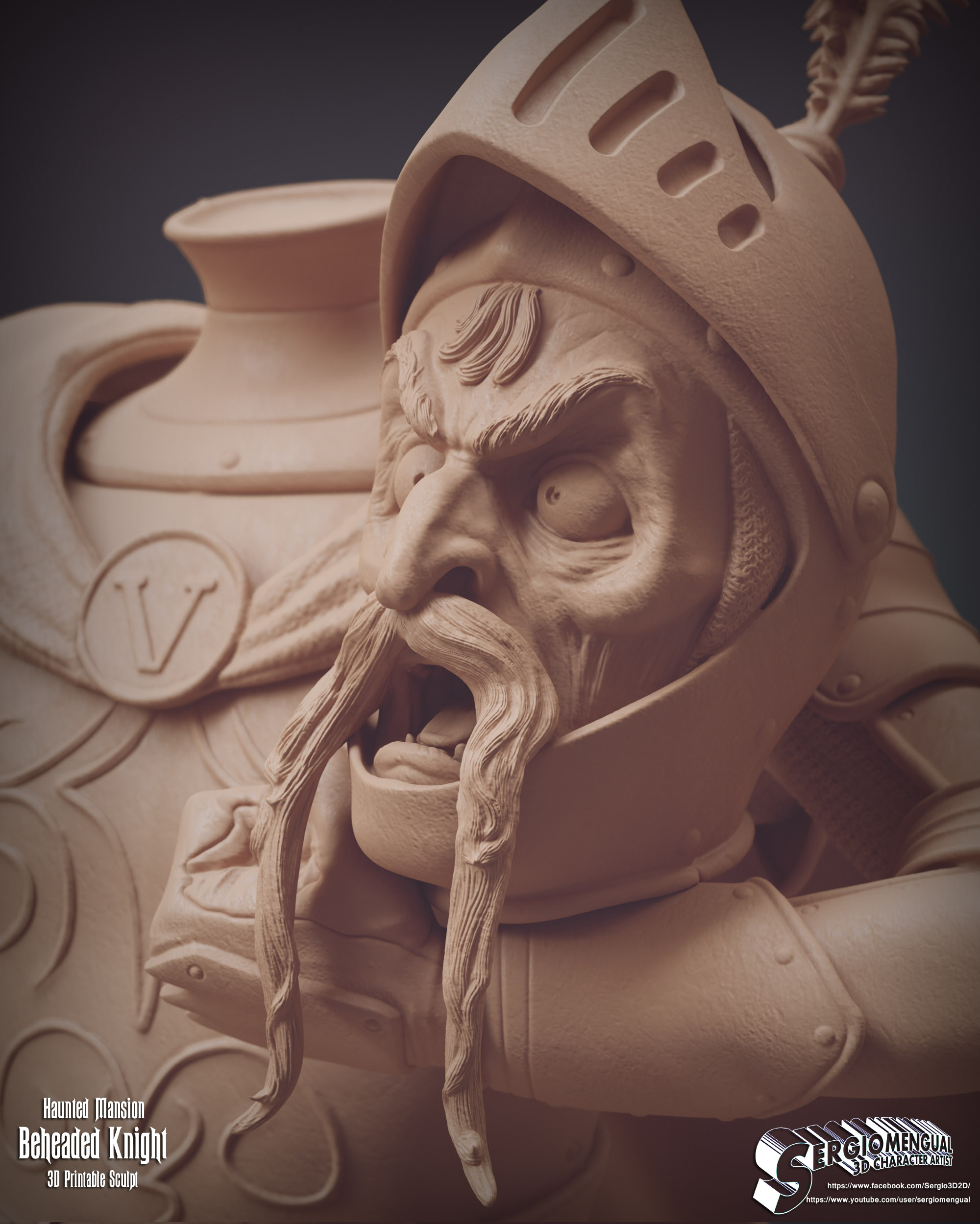 Mudbox 2023 and MudKit 1.4.0 Sculpt Beheaded Knight Finished - Autodesk ...