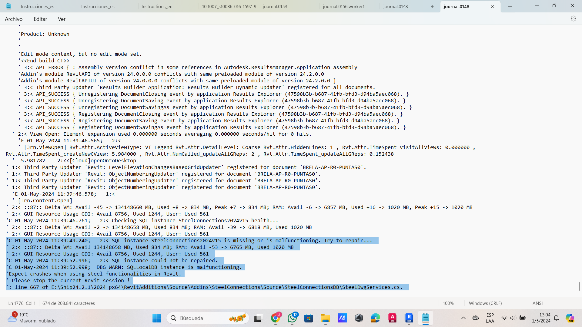 Revit Crashes Everytime I Open My Model Autodesk Community