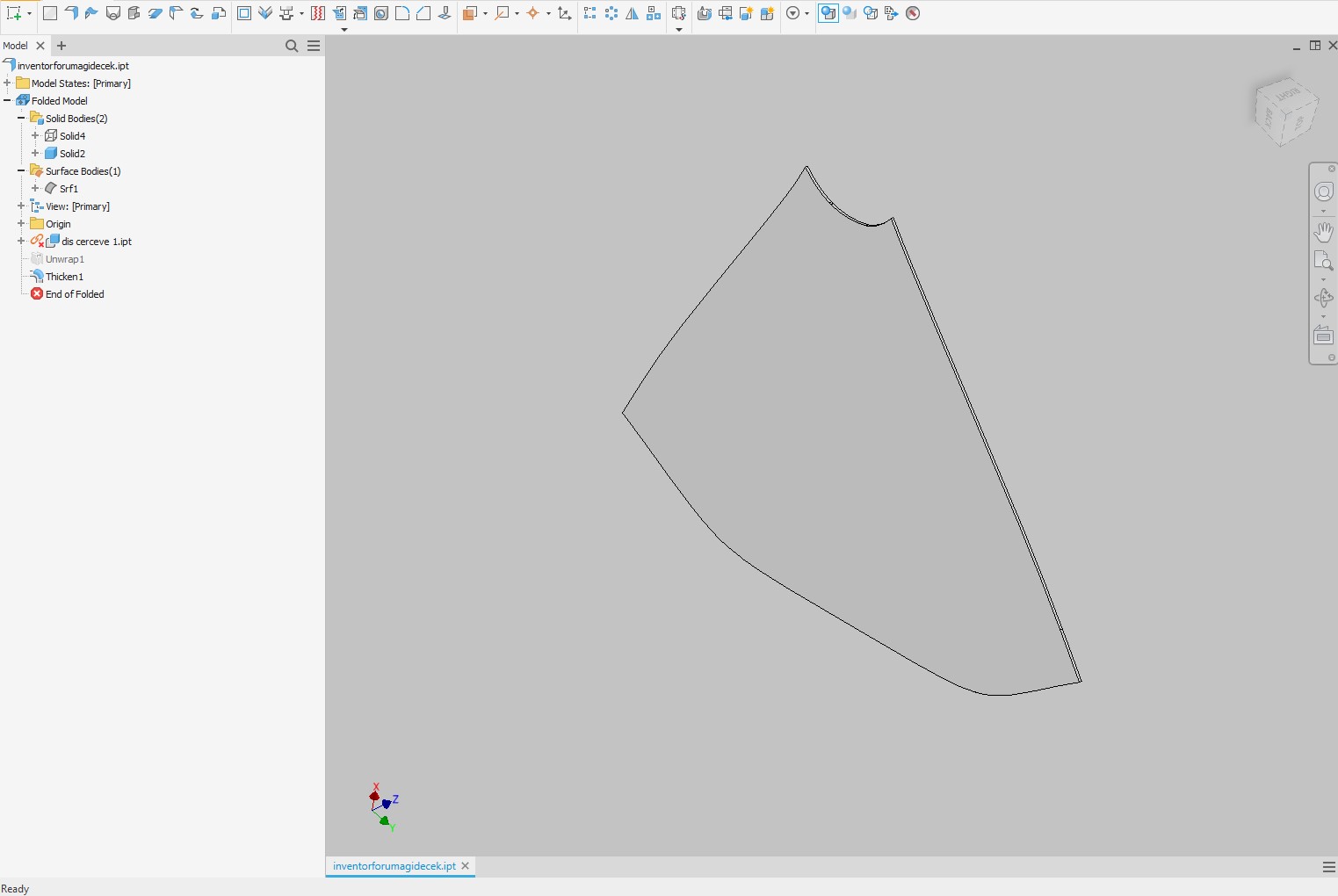 Solved: How to flat part this object - Autodesk Community