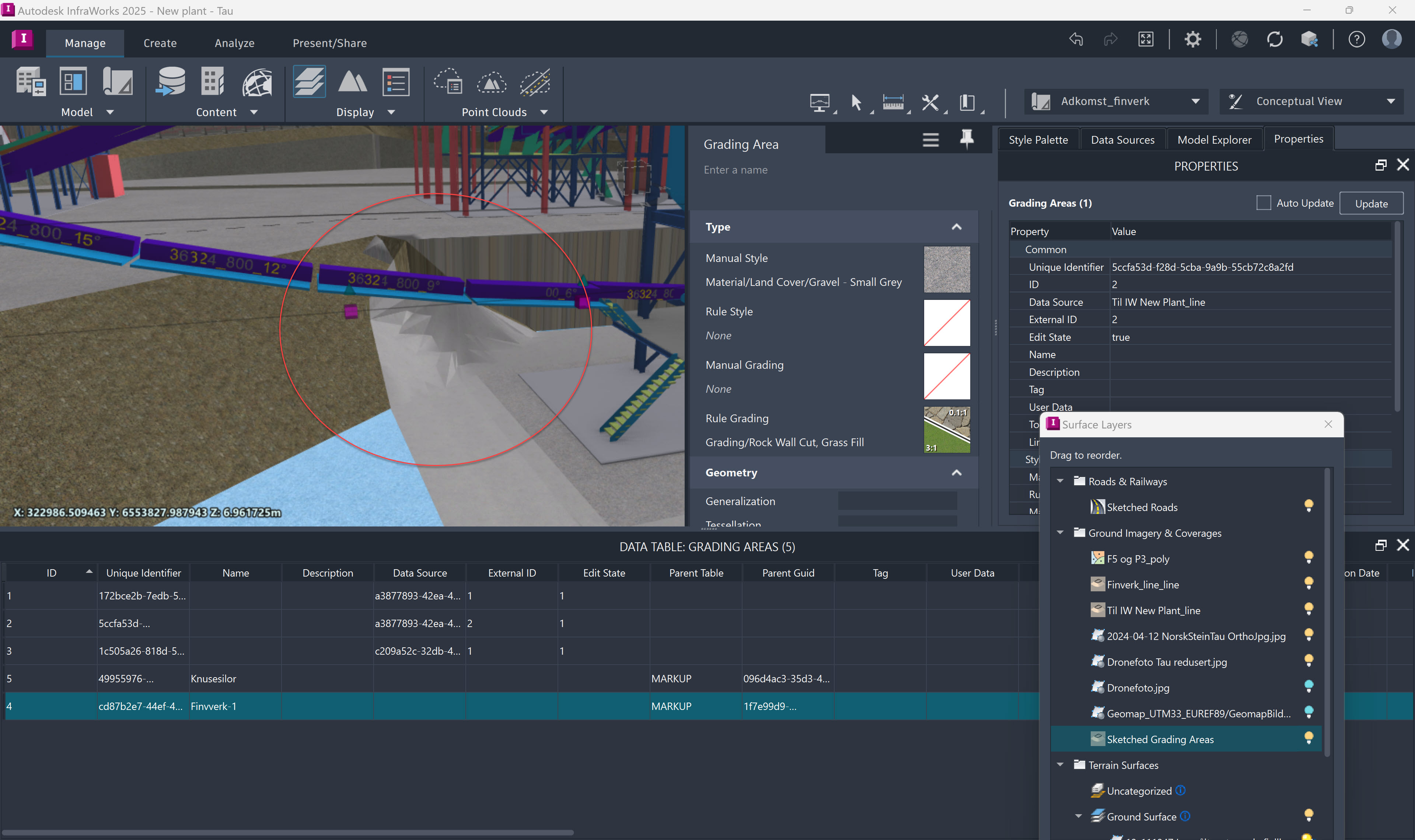Solved: Reorder grading areas? - Autodesk Community