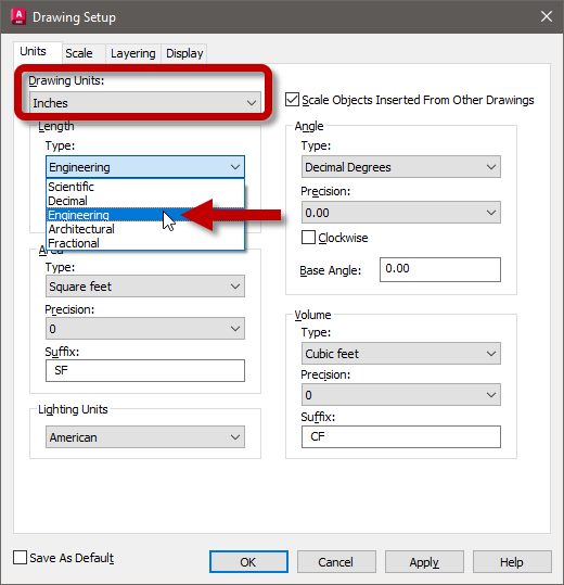 Solved: Engineering section not showing in unit selection - Autodesk Community