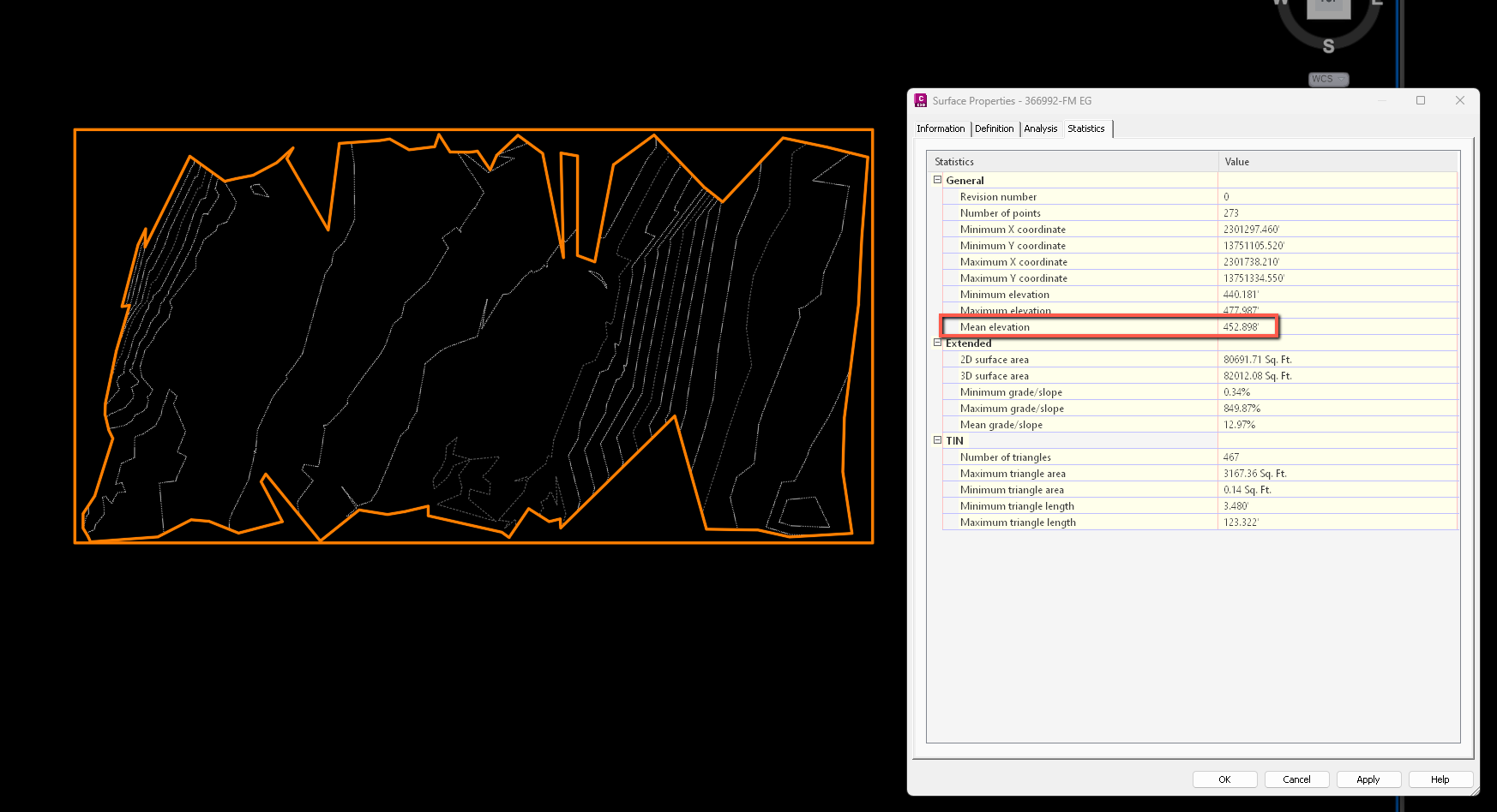 Solved: Average Elevation of a surface within a boundary - Autodesk Community