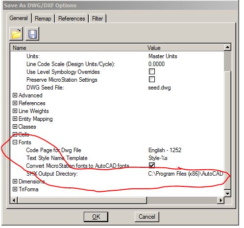 Solved: How to convert a microstation font from a dgnlib to an autocad font - Autodesk Community