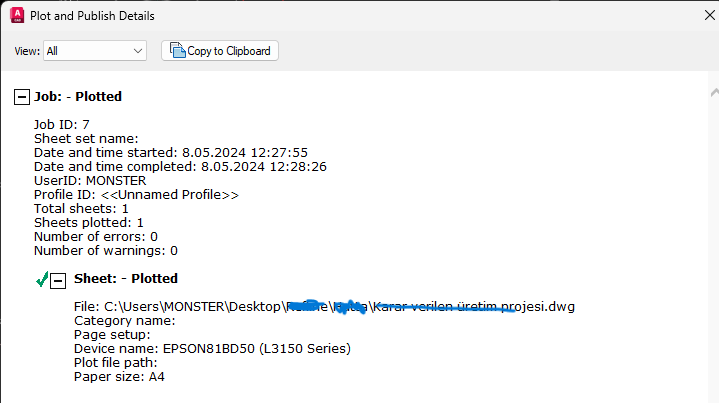 Plot Sorunu / Plot süre uzunluğu sorunu - Autodesk Community