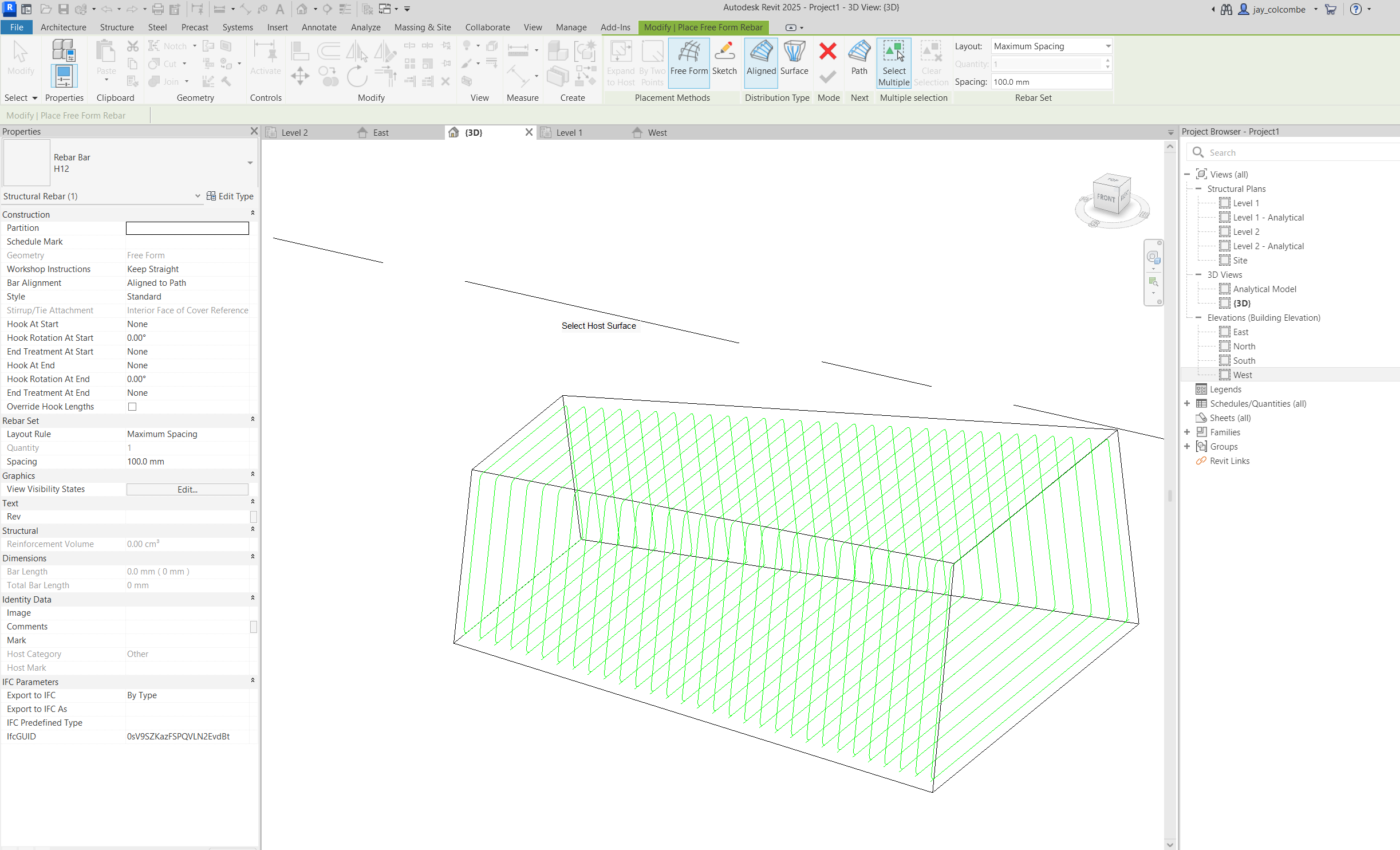 Solved: varying rebar in 2 directions ( vertical and horizontal) - Autodesk Community