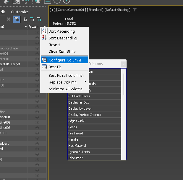 Solved: How to Hide/Remove "Frozen" Column from Viewport? - Autodesk Community