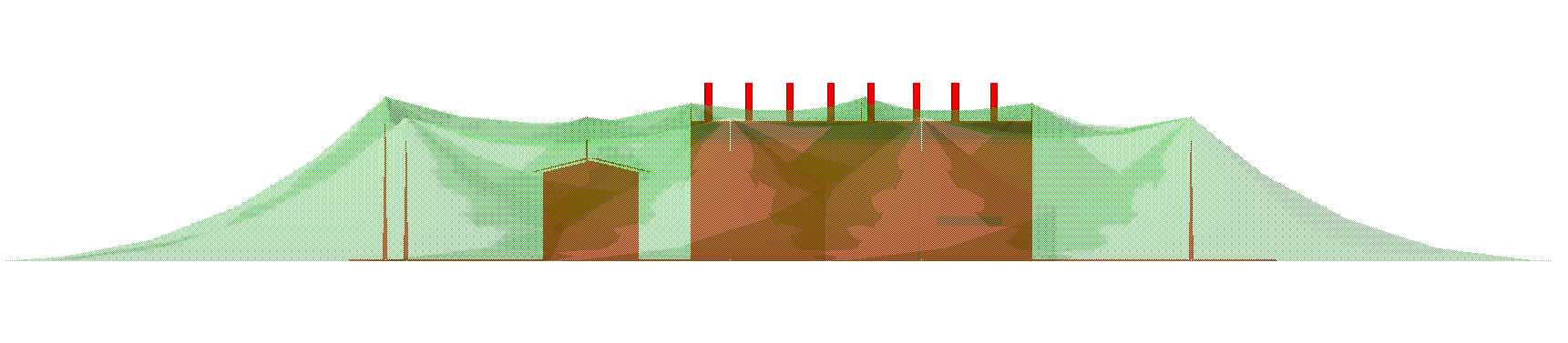 polyface mesh / whatever - to connect 3 points in 3D space with radis ...
