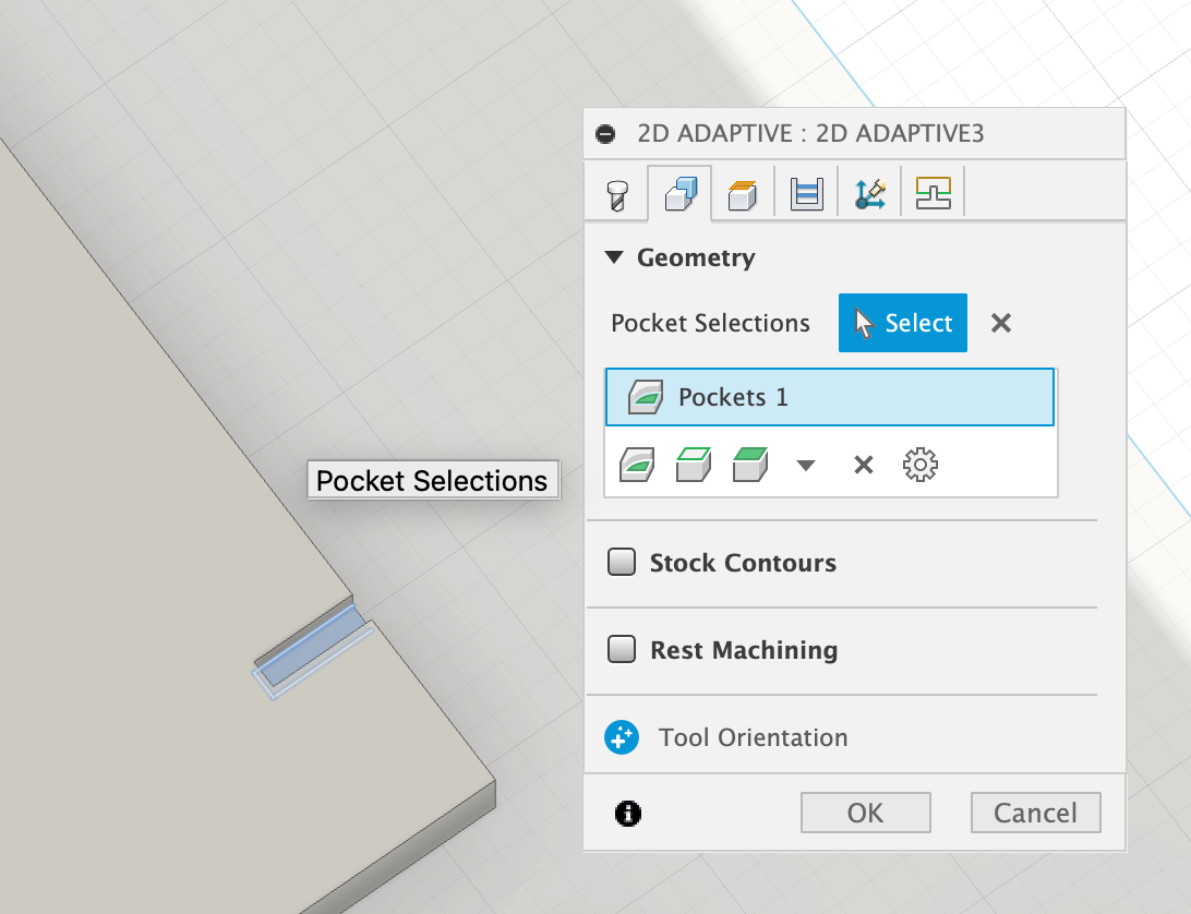 Solved: Help selecting open pockets with 2D adaptive clearing - Autodesk Community
