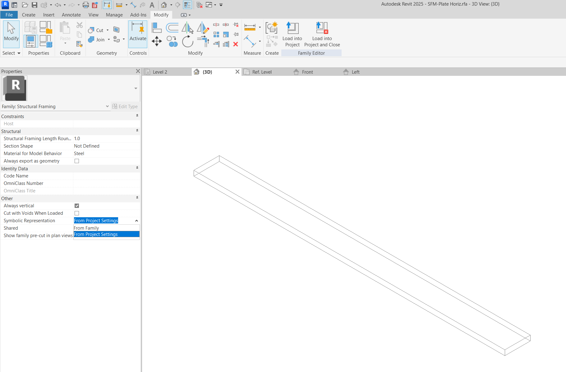 Solved: Origin line differs for Revit family in fine/course view - Autodesk Community