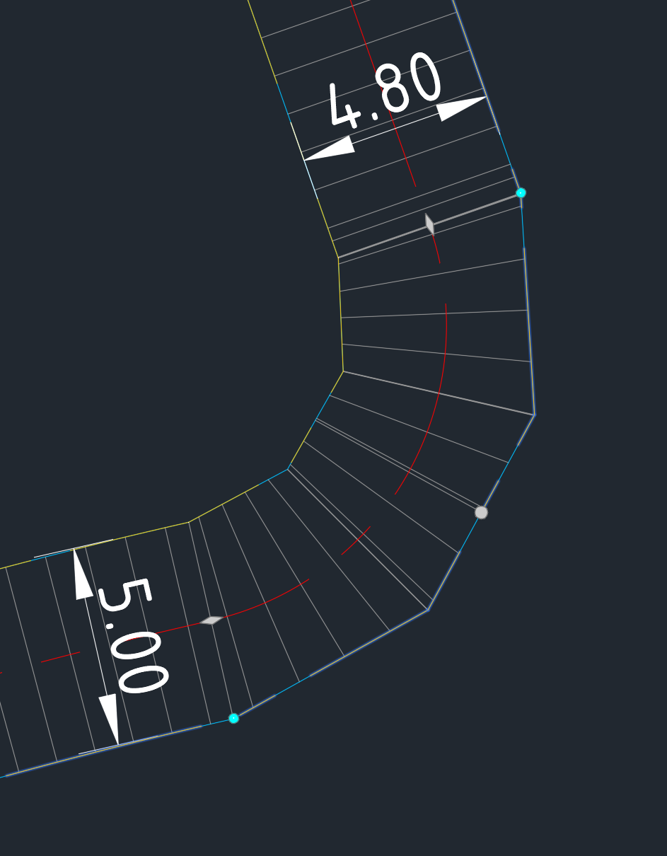 Windening behavior in curves - Autodesk Community