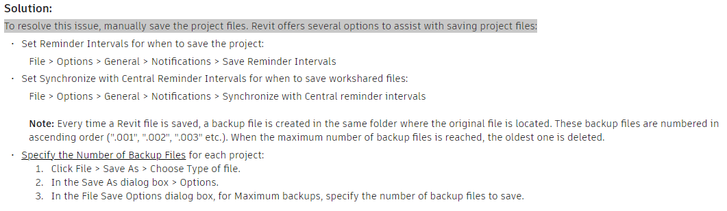 Autocad improve you autosave make like revit - Autodesk Community