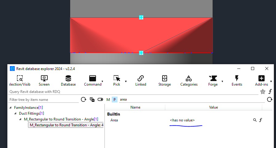 Solved: Round to Rectangular Transition Area / Duct Fitting Area / Dynamo not recognizing ...