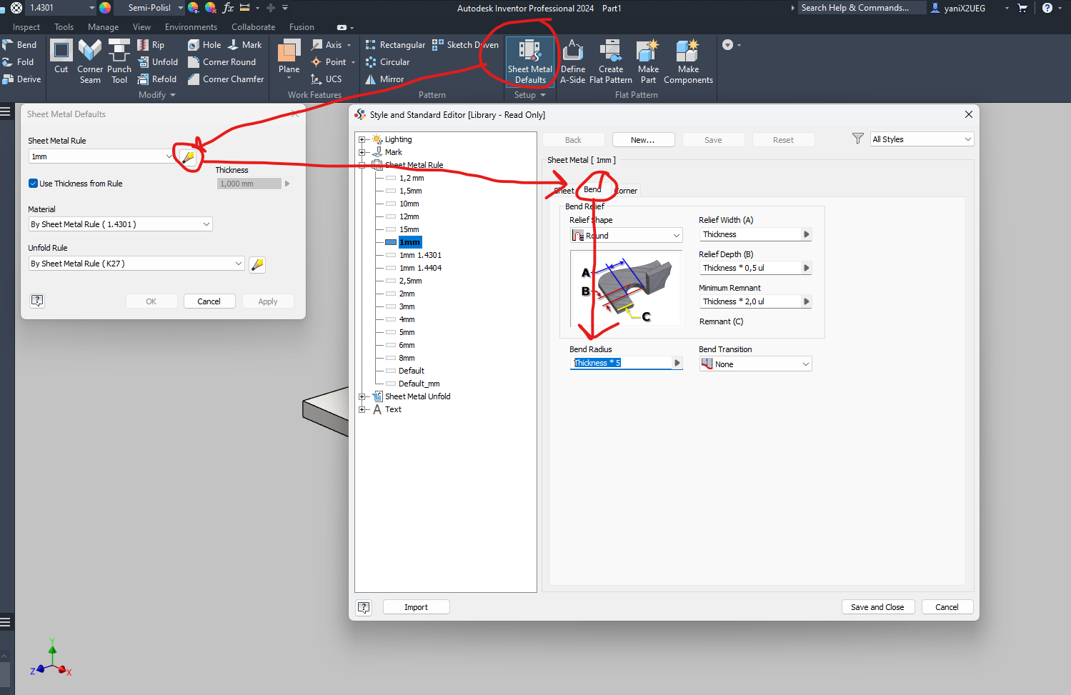 Solved: sheet metal, bend radius - Autodesk Community