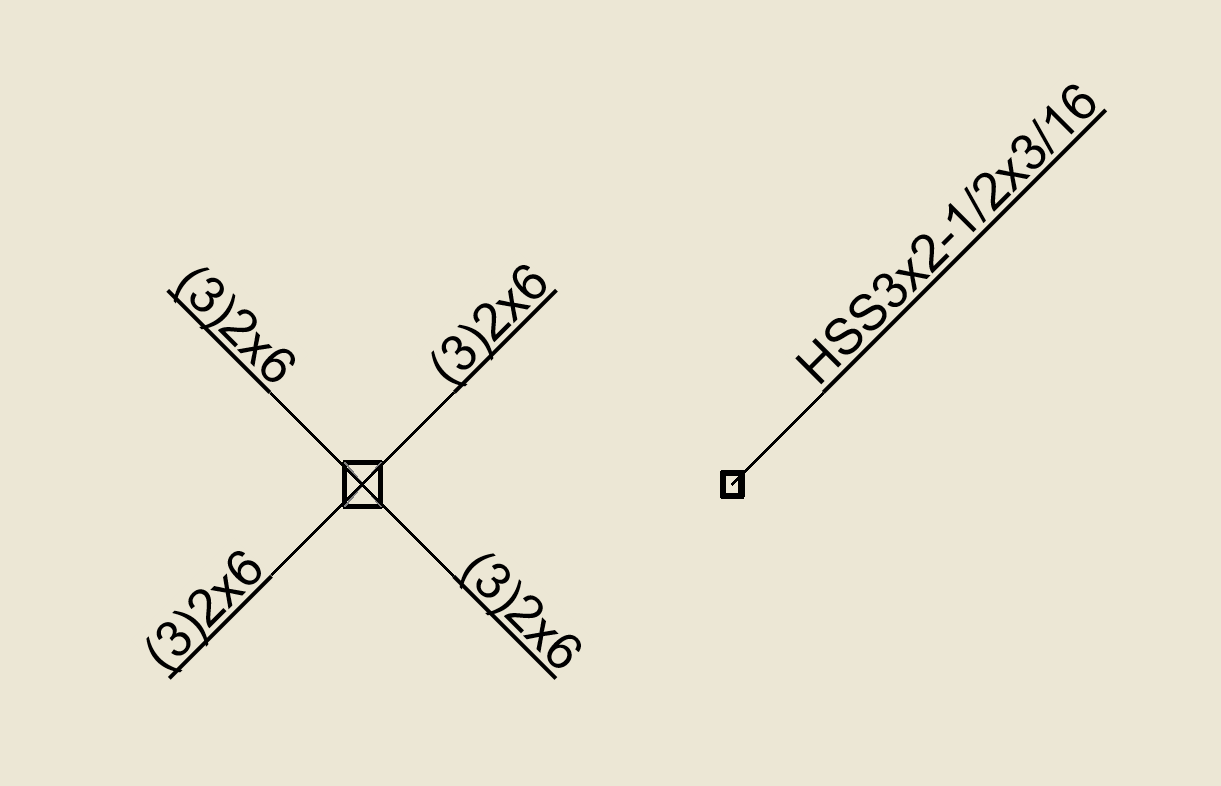Column Tag on angle with under line - Autodesk Community