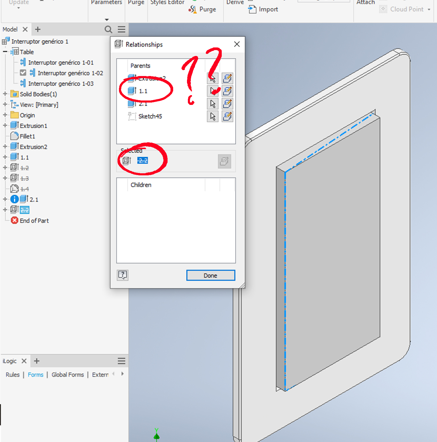 Error when try unsuppress operation - Autodesk Community