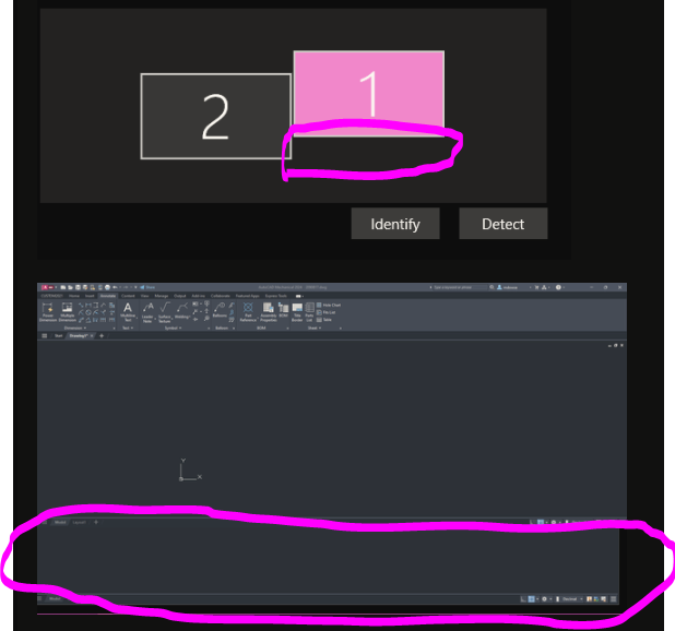 Offset Monitor Display Issue - Autodesk Community