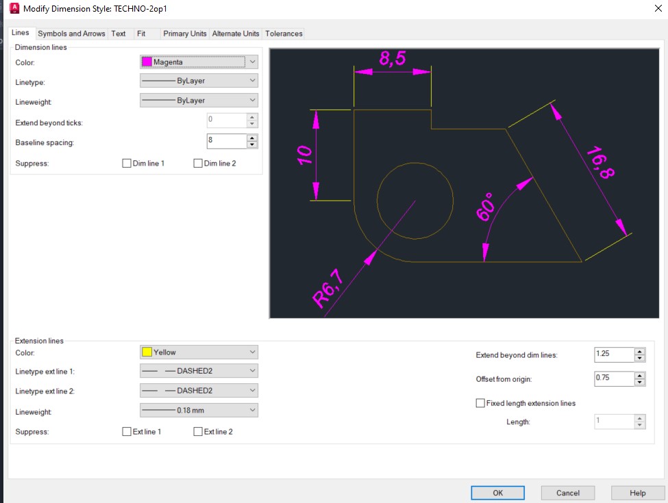 How to get a Dual line type in Inventor - Extension line and Dimension line - Autodesk Community