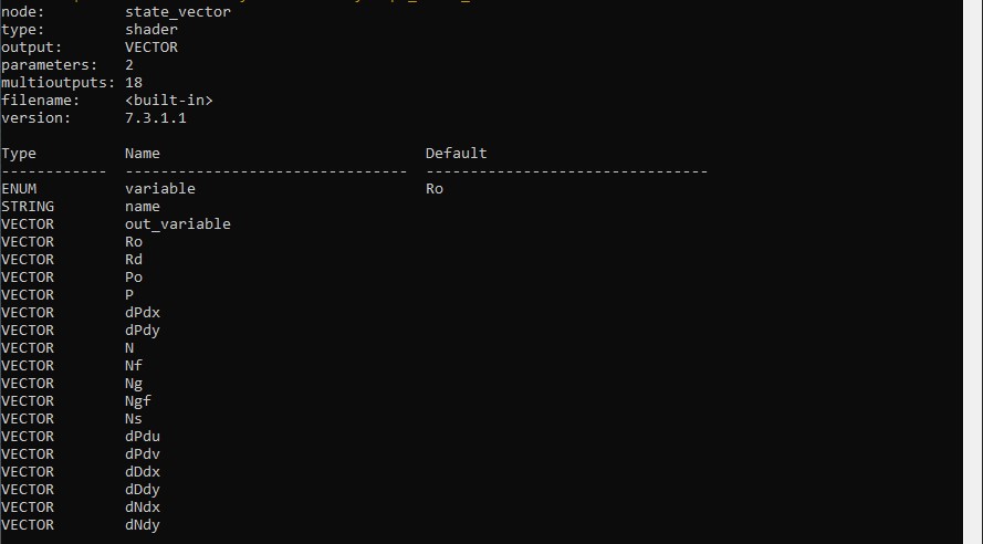 HtoA state_vector node output more than what expected - Autodesk Community