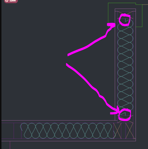Batt insulation outside lines - Autodesk Community