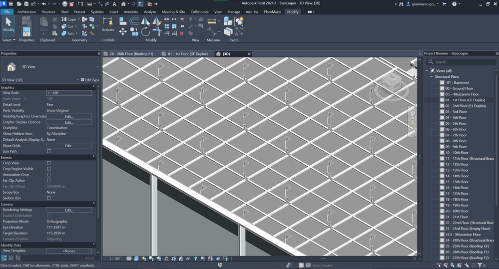 High rise building - very heavy file, need tips to optimize and reduce dimensions - Autodesk ...