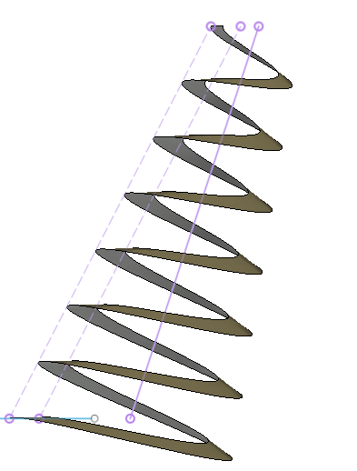 Solved: Tapered Helix on an incline - Autodesk Community
