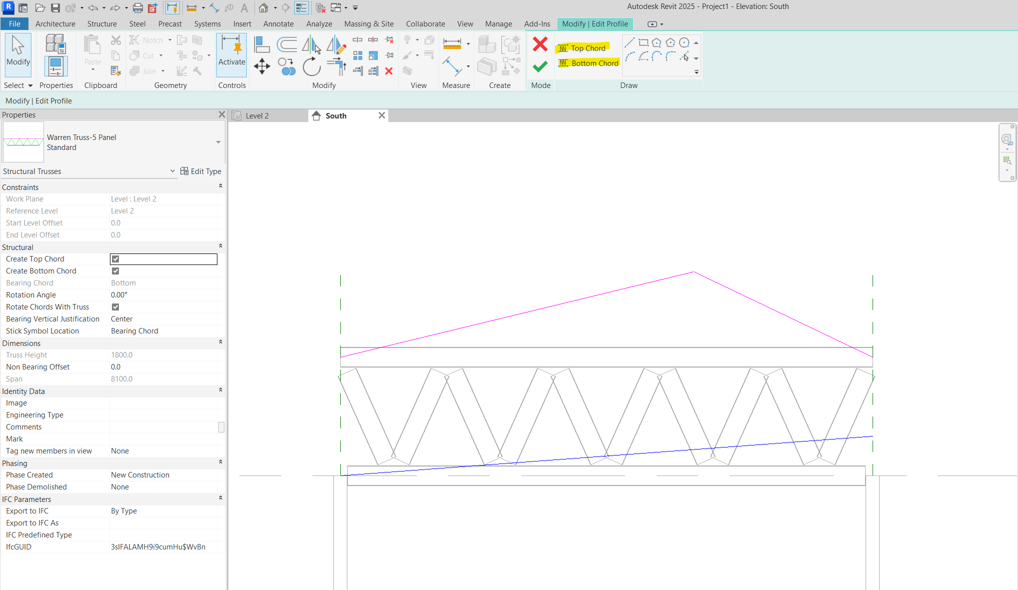 Non-Symmetric Truss Profile - Autodesk Community