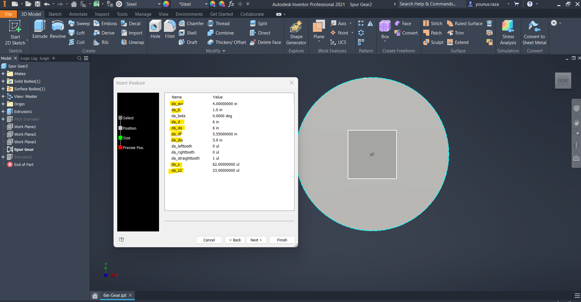 Solved: Gear design by inventor Design> Power Transmission Tool - Autodesk Community