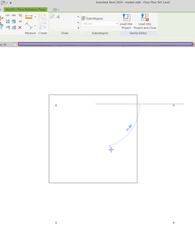 Cant see reference planes in new family template - Autodesk Community