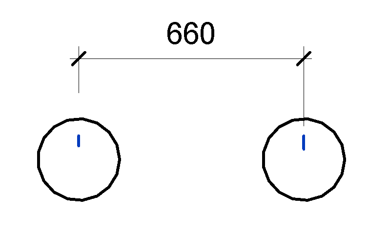 Solved: How do you dimension between two detail line circles? - Autodesk Community