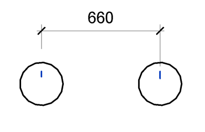 Solved: How do you dimension between two detail line circles? - Autodesk Community