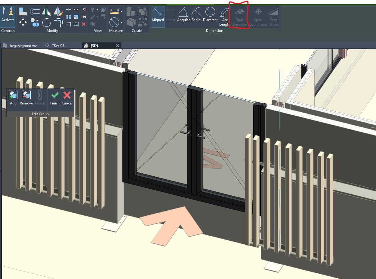 Spot Elevation in Model Group - Autodesk Community