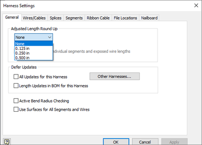 Using Round Up in the Cable & Harness Report Generator and Editing the .cfg File - Autodesk ...
