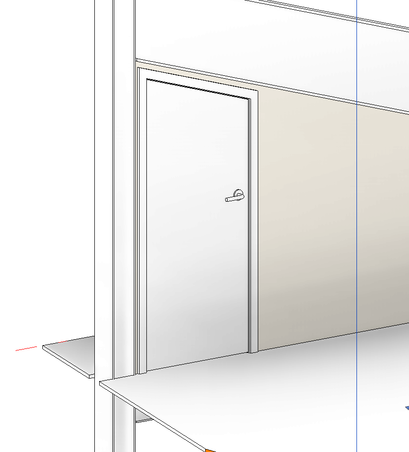 Solved: Simple door family .. Door frame not showing correctly in plan ...