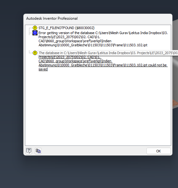 unable to save file - Autodesk Community