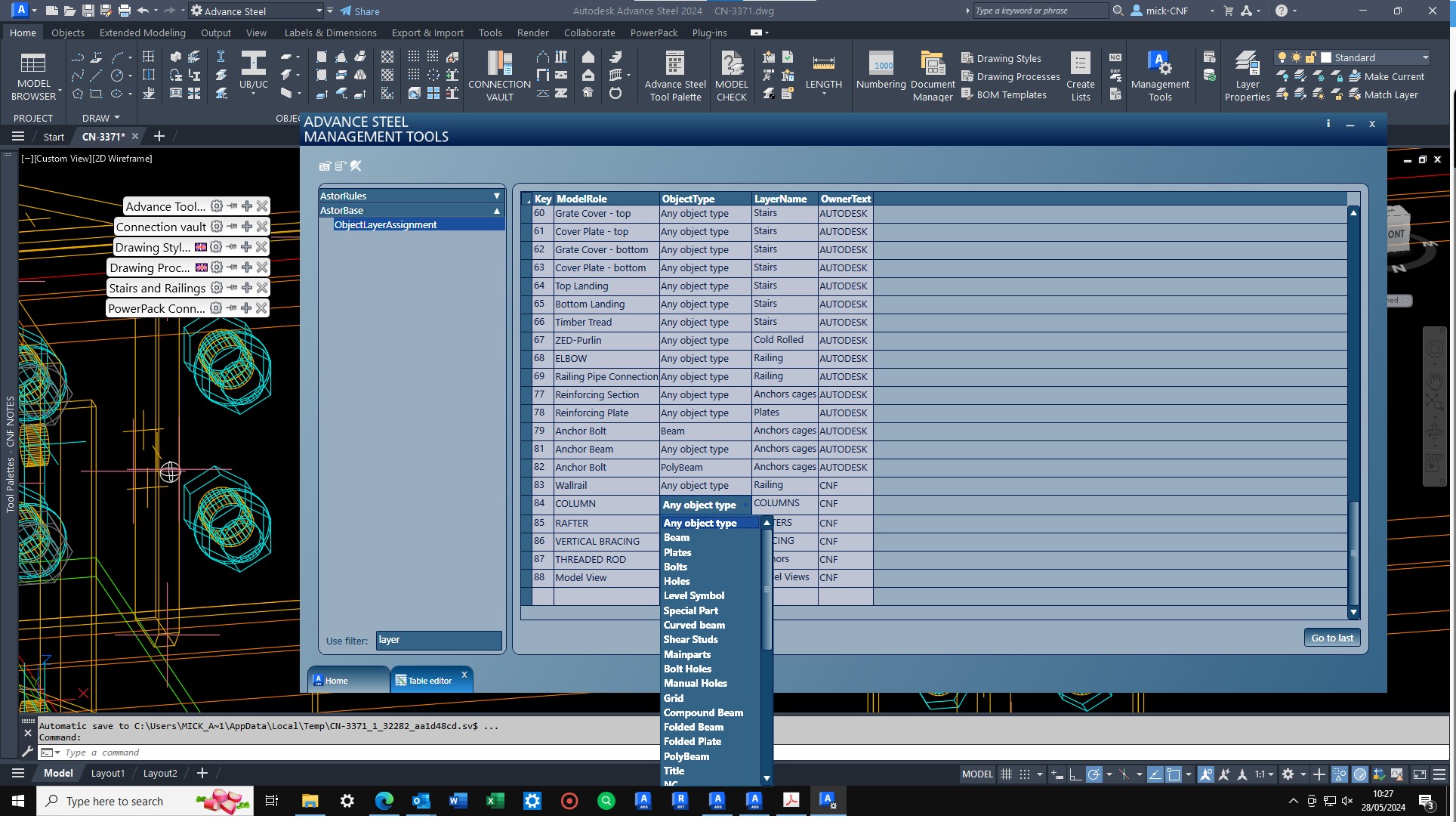 Solved: Column on beam layer - Autodesk Community
